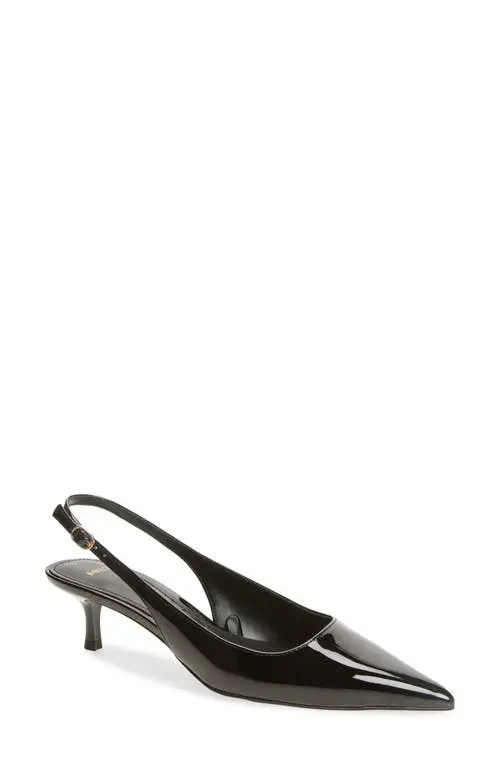 Mango Mona Slingback Pumps - Black