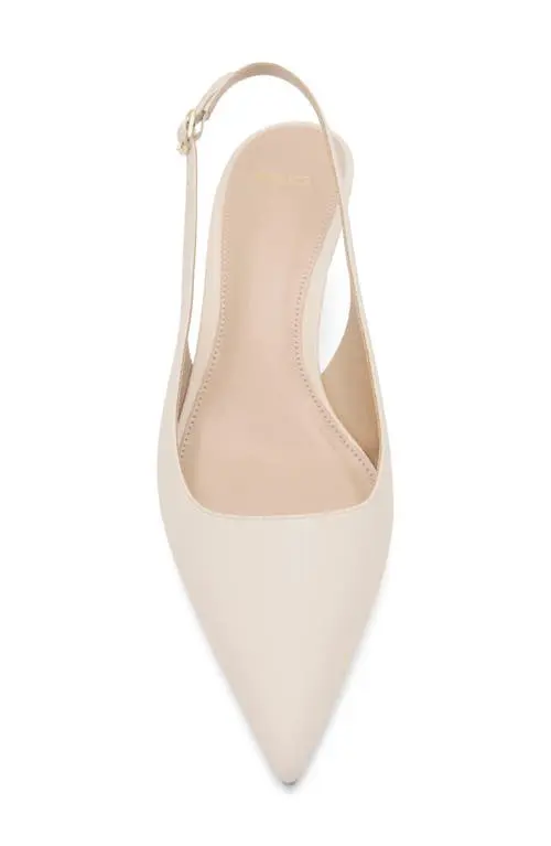 Mango Mona Slingback Pumps - Ecru