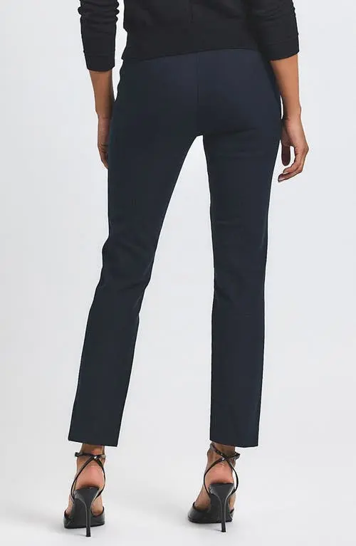 Derek Lam 10 Crosby Robertson Slim Straight-leg Pants - Midnight