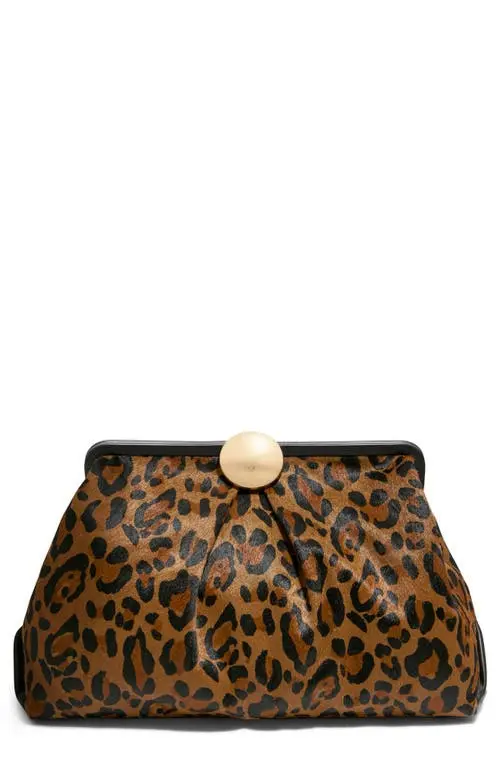 AIMEE Extra Large Full Circle Frame Clutch - Wildcat Haircalf