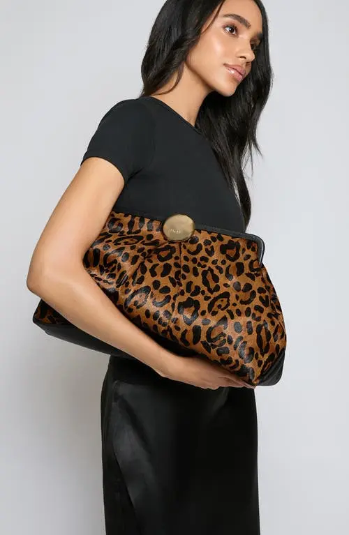 AIMEE Extra Large Full Circle Frame Clutch - Wildcat Haircalf