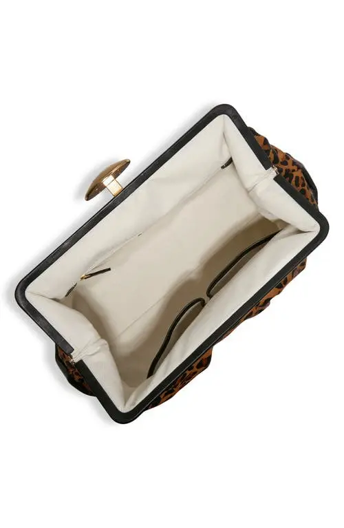 AIMEE Extra Large Full Circle Frame Clutch - Wildcat Haircalf