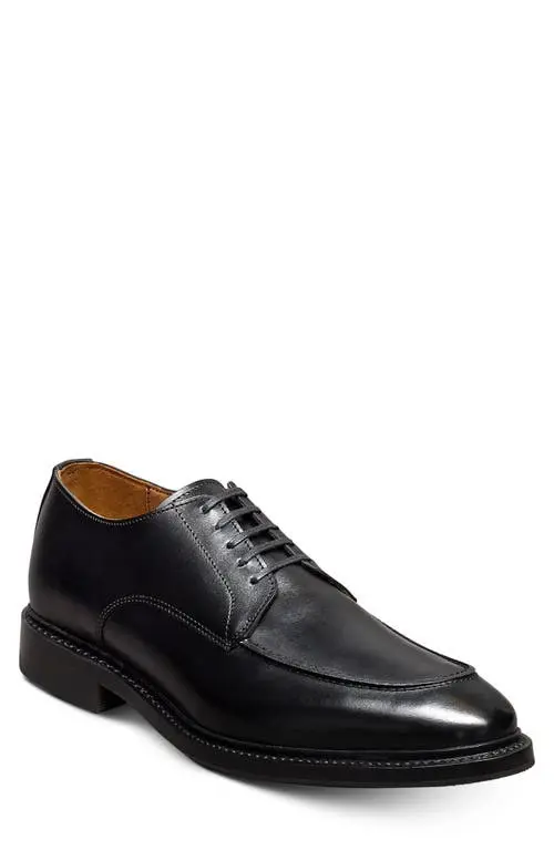 Allen Edmonds Rivington Suede Moc Toe Derby - Black