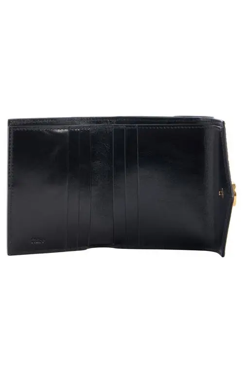 Chloé Leather Envelope Trifold Wallet - Black