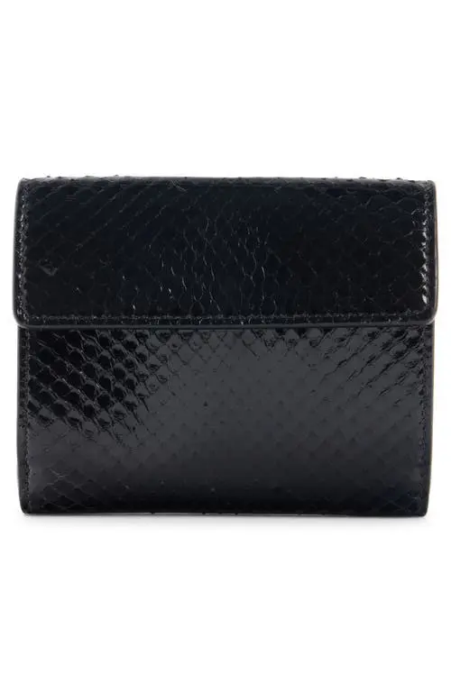 Chloé Leather Envelope Trifold Wallet - Black