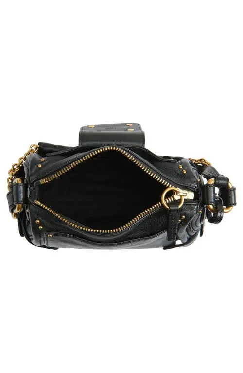 Chloé Small Paddington Leather Shoulder Bag - Black