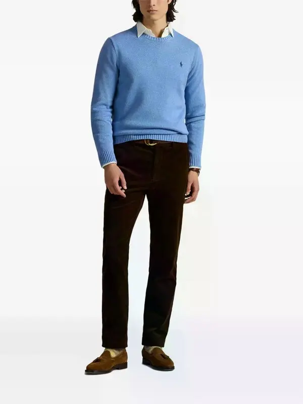 Polo Ralph Lauren Crew-neck Cotton Jumper - Blue