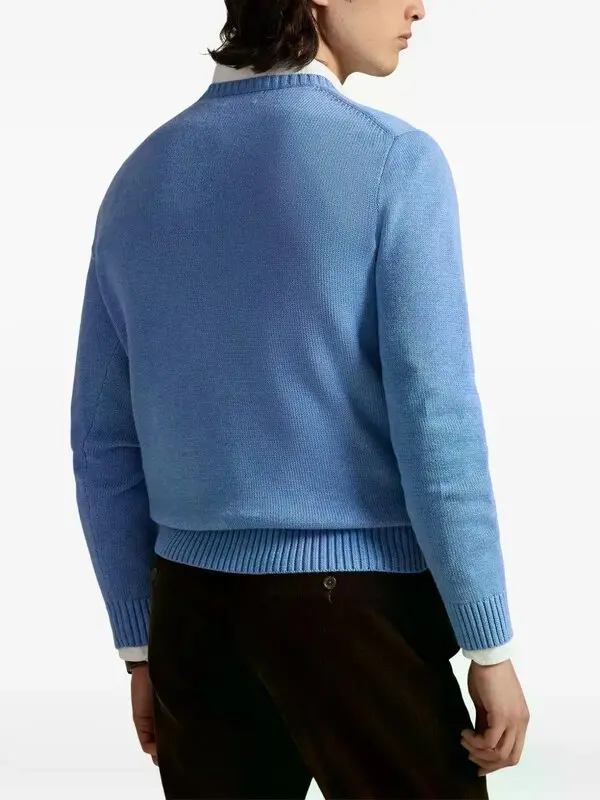 Polo Ralph Lauren Crew-neck Cotton Jumper - Blue