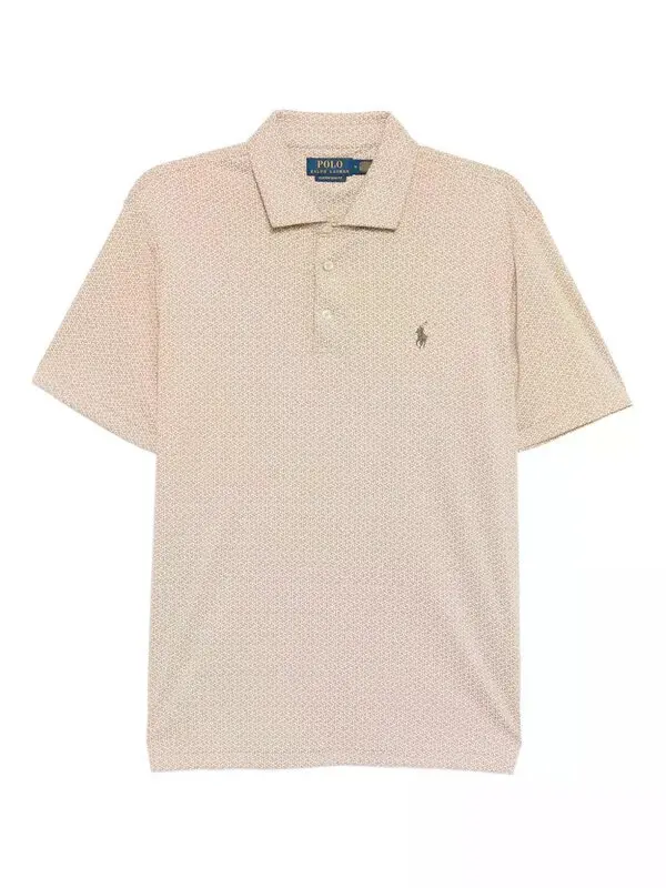 Polo Ralph Lauren Logo-embroidered Polo Shirt - Neutrals
