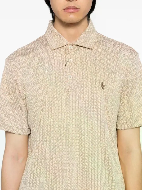 Polo Ralph Lauren Logo-embroidered Polo Shirt - Neutrals