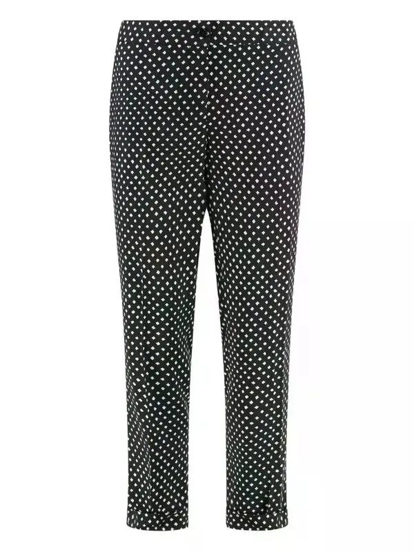 Etro Polka-dot Cropped Trousers