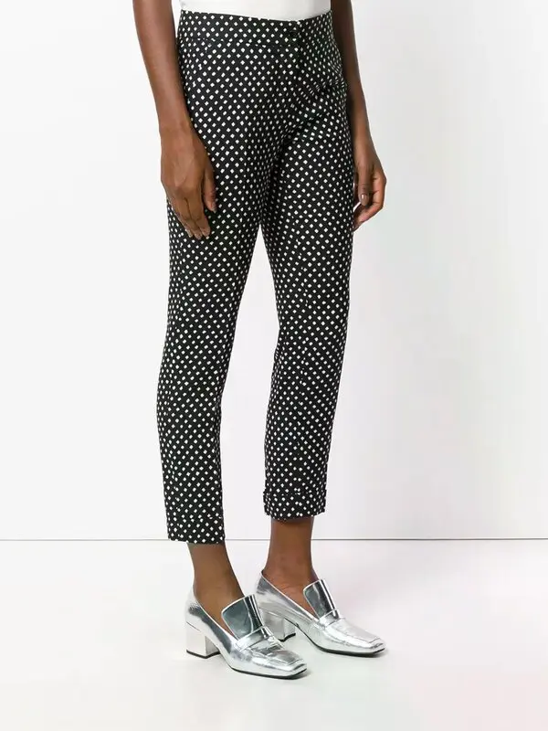 Etro Polka-dot Cropped Trousers
