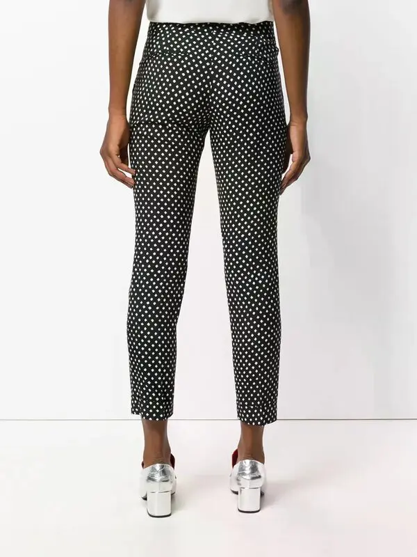 Etro Polka-dot Cropped Trousers
