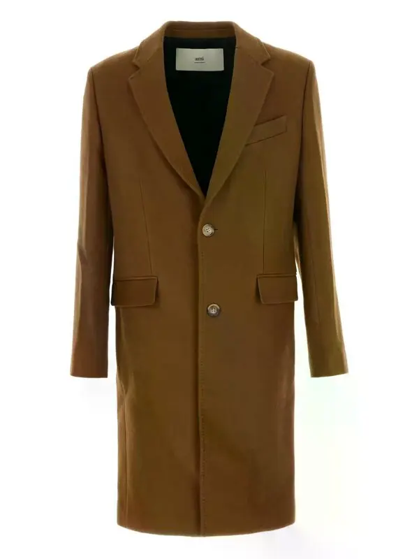 Ami Virgin Wool Single-breasted Coat