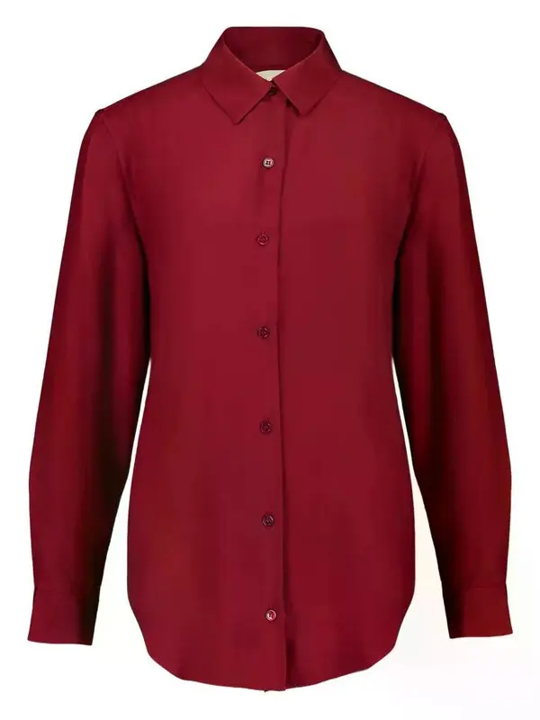PAULA Button-up Shirt - Red