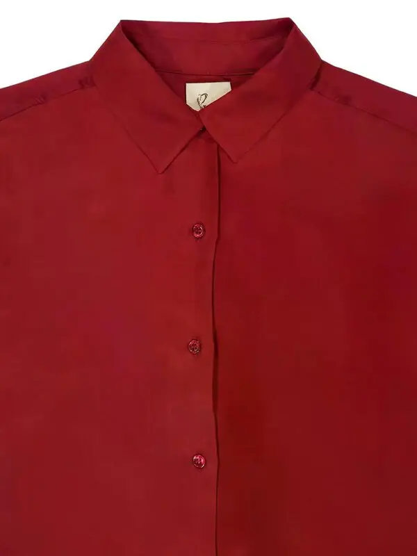 PAULA Button-up Shirt - Red
