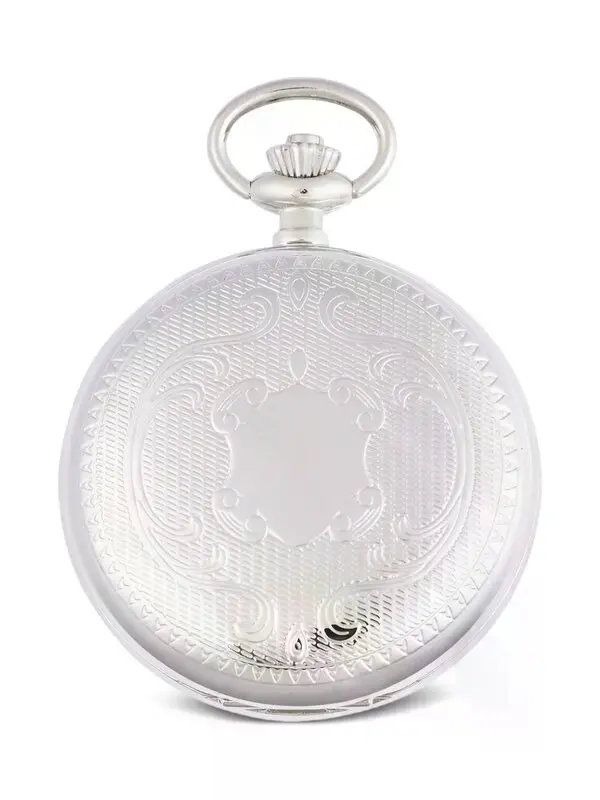 RAPPORT LONDON Mechanical Full Hunter Pocket Watch - Silver