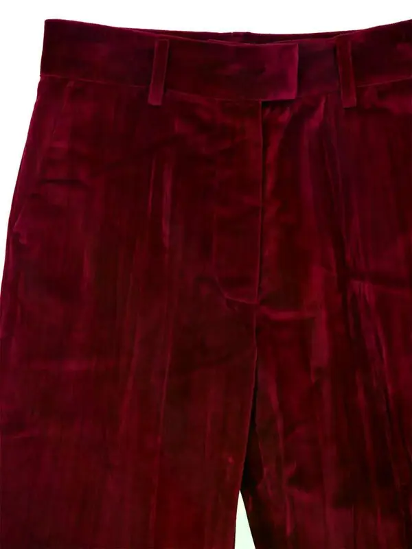 PAULA Wide Leg Velvet Trousers