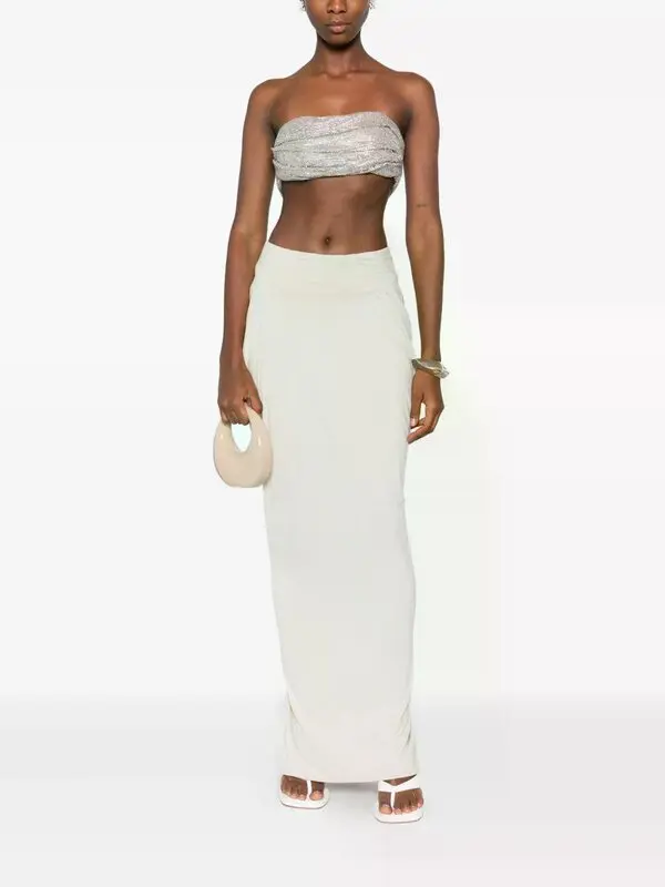 Giuseppe Di Morabito Strapless Rhinestone Top