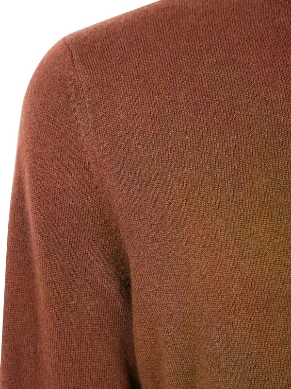 BALLANTYNE Crew-neck Cashmere Sweater - Brown