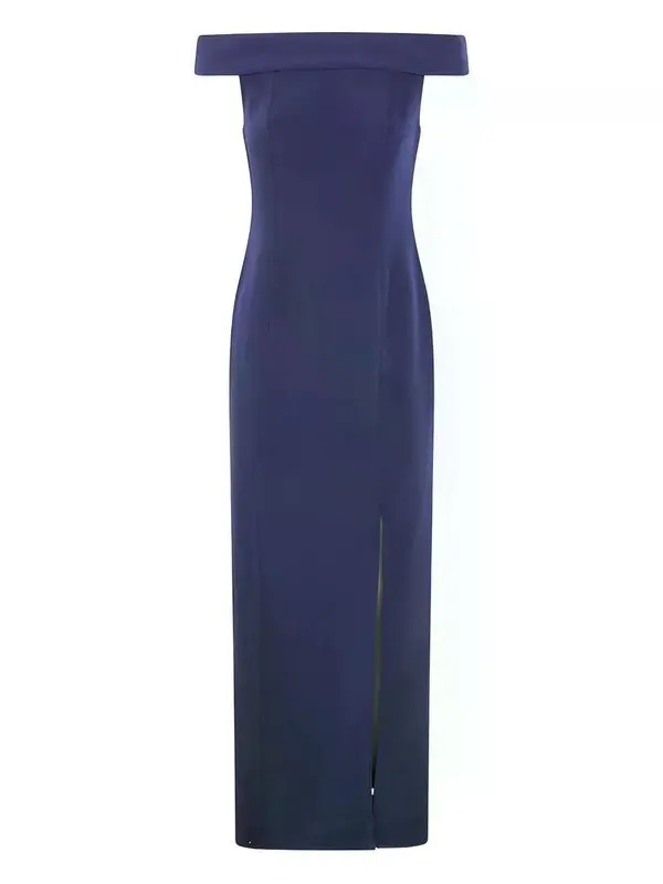 Ralph Lauren Off-shoulder Split Maxi Dress