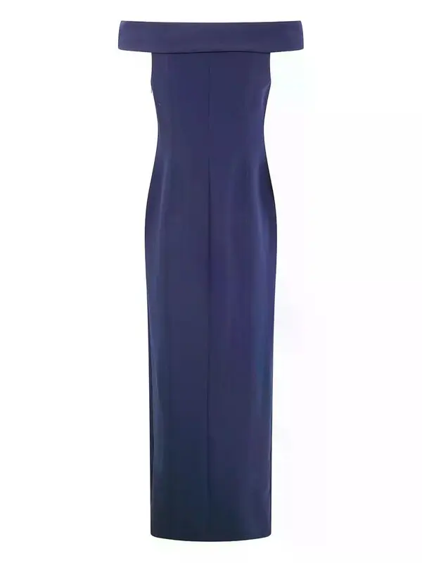 Ralph Lauren Off-shoulder Split Maxi Dress