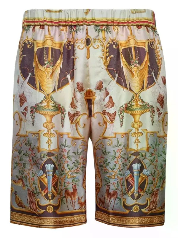 J. LOGAN HOME The Boxer Baroque-print Shorts - Brown