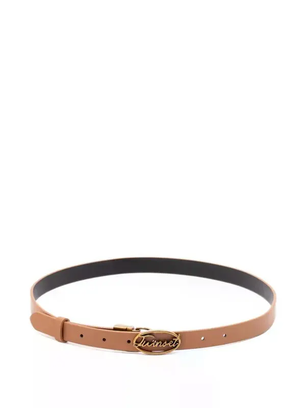 TWINSET Logo-plaque Belt - Neutrals
