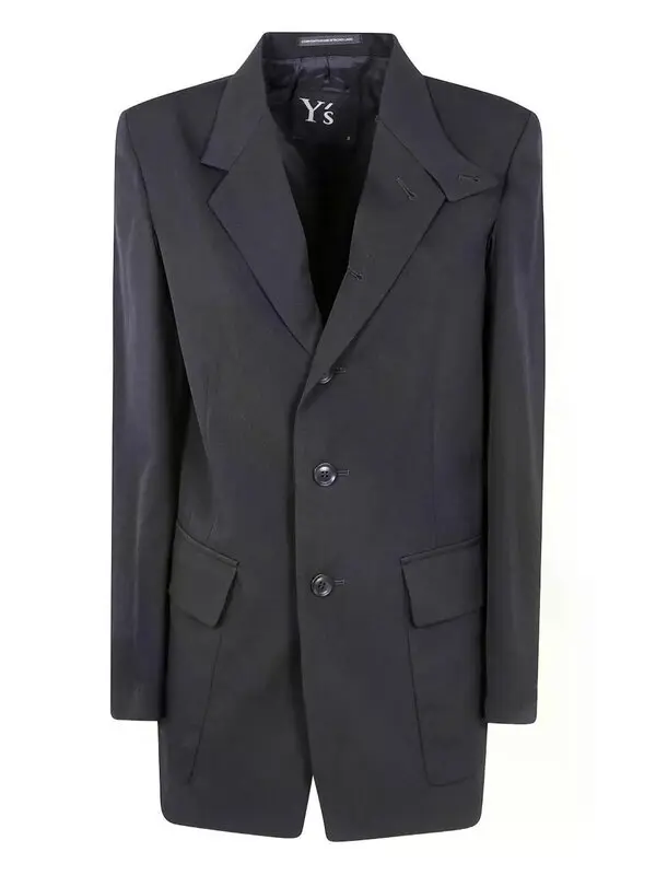 Y’s Three-button Wool Blazer