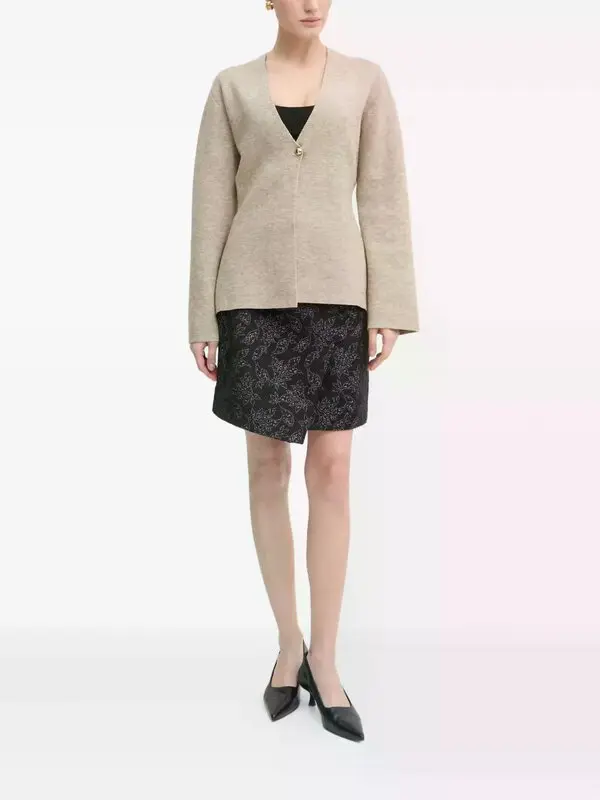 BRUUNS BAZAAR Floral-print Asymmetric Mini Skirt