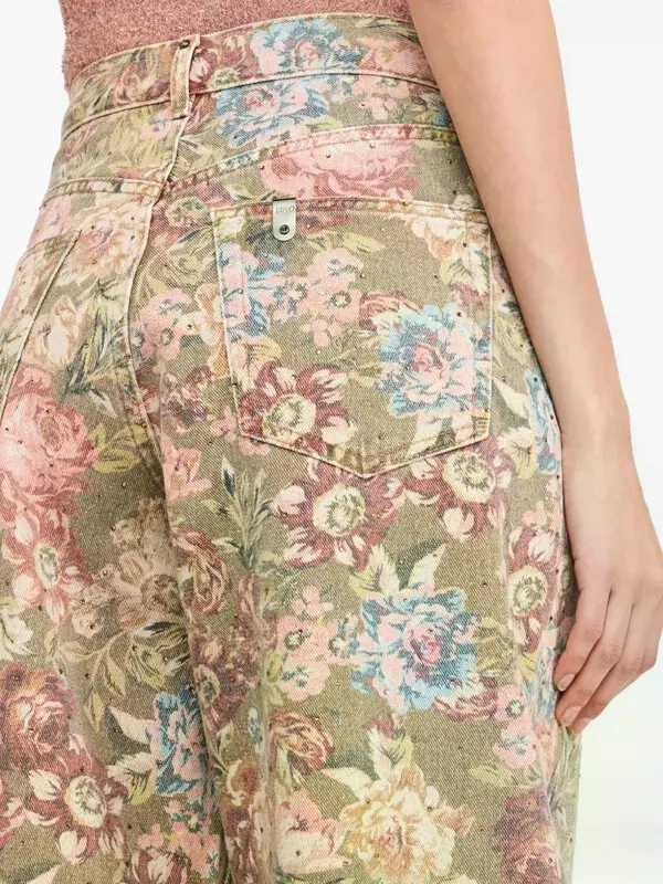 Liu Jo Floral-print Trousers