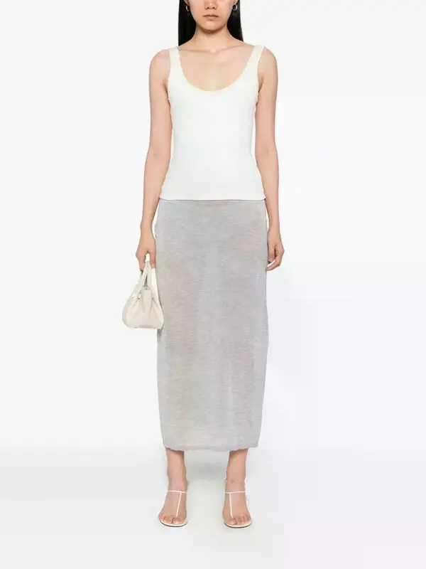 TOTÊME Knitted Skirt - Grey