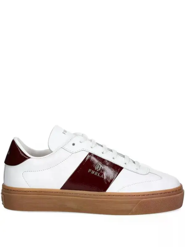 Furla Leather Panelled Sneakers