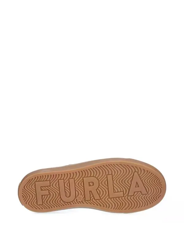 Furla Leather Panelled Sneakers
