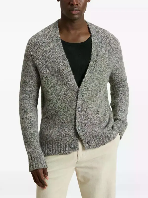 Woolrich Alpaca Wool-blend Speckled Cardigan