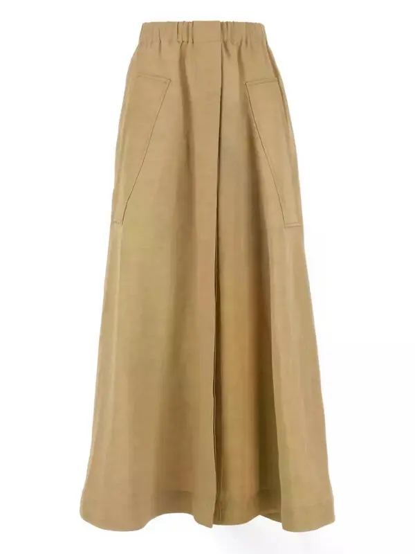 Co Pleated A-line Skirt