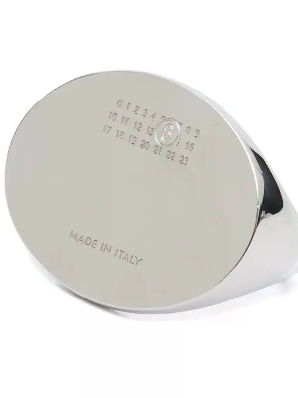 MAISON MARGIELA Oval Ring - Silver