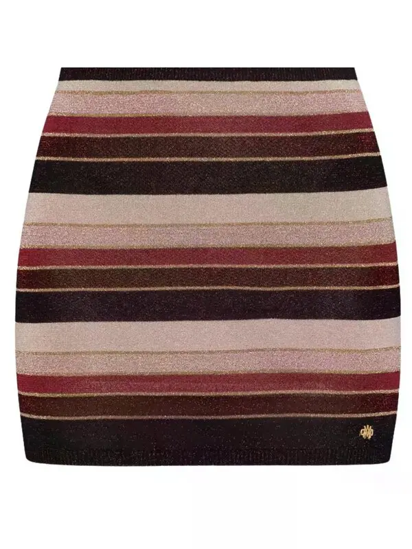 Amiri Striped Knit Miniskirt
