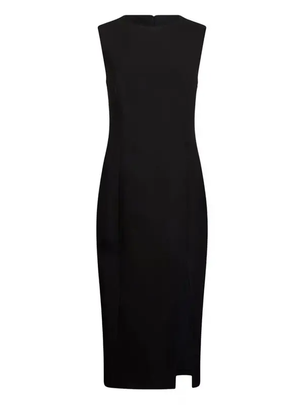 Liu Jo Side-slit Back-detail Midi Dress