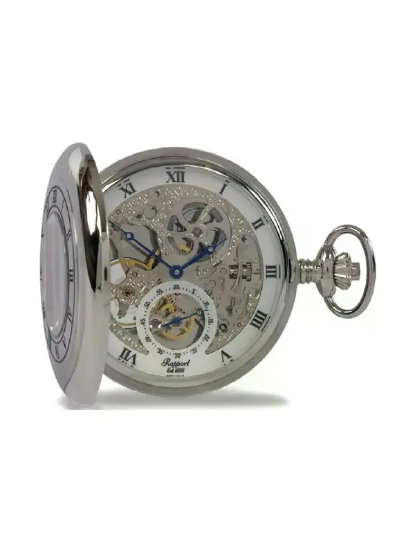RAPPORT LONDON Mechanical Skeleton Pocket Watch