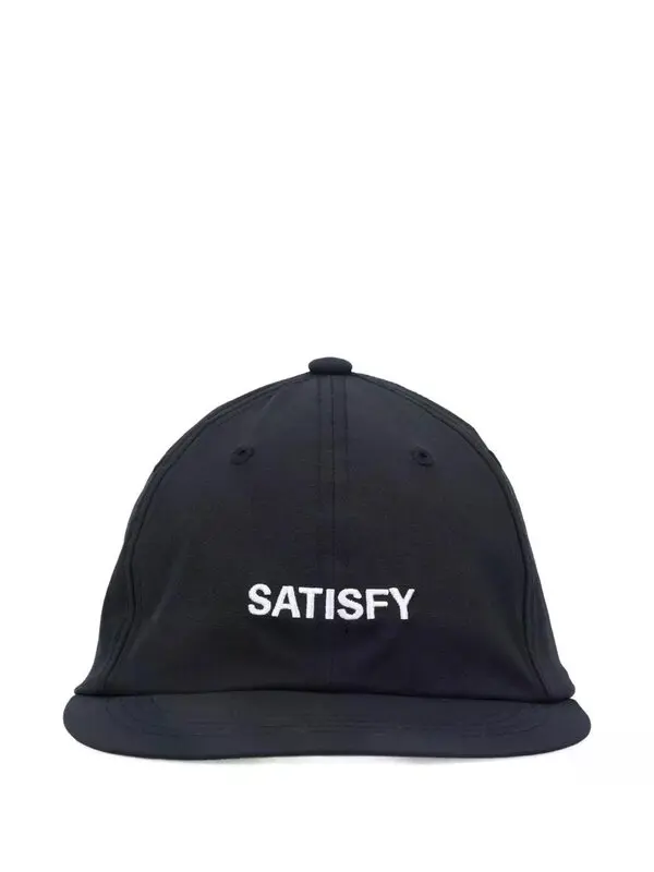 Satisfy Peaceshell Embroidered-logo Cap - Black