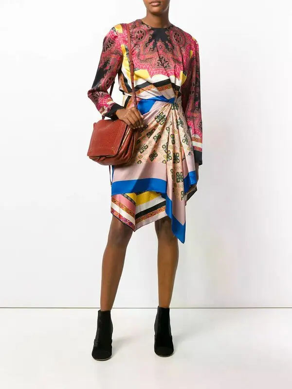 Etro Patterned Knot Dress