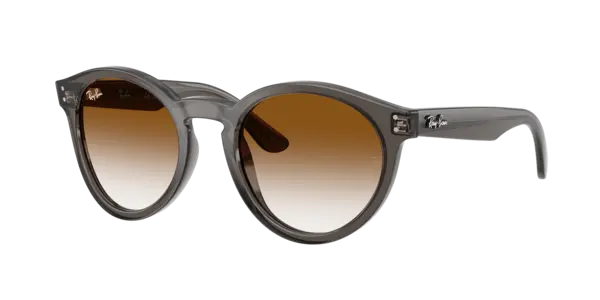 Ray-ban Round Frame Sunglasses - Clear Gradient Brown