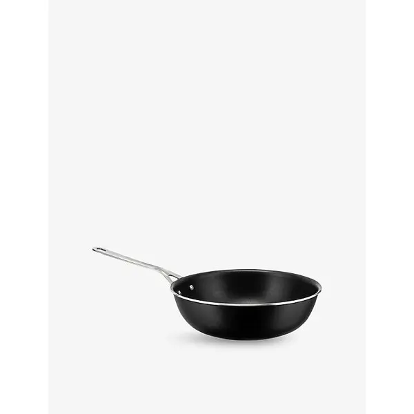 ALESSI Pots&pans Aluminium And Stainless-steel Deep Frying Pan 28cm - Black