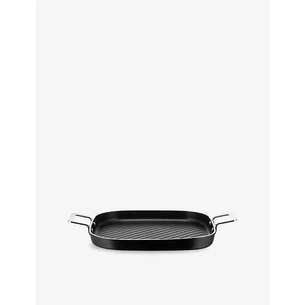 ALESSI Pots&pans Aluminium And Stainless-steel Grill Pan 29cm - Black
