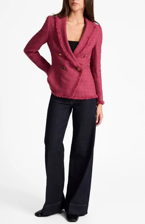 Santorelli Alaia Double-breasted Tweed Jacket