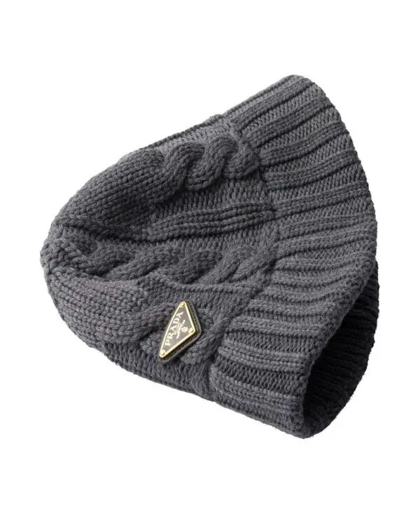 Prada Wool Bucket Hat - Grey