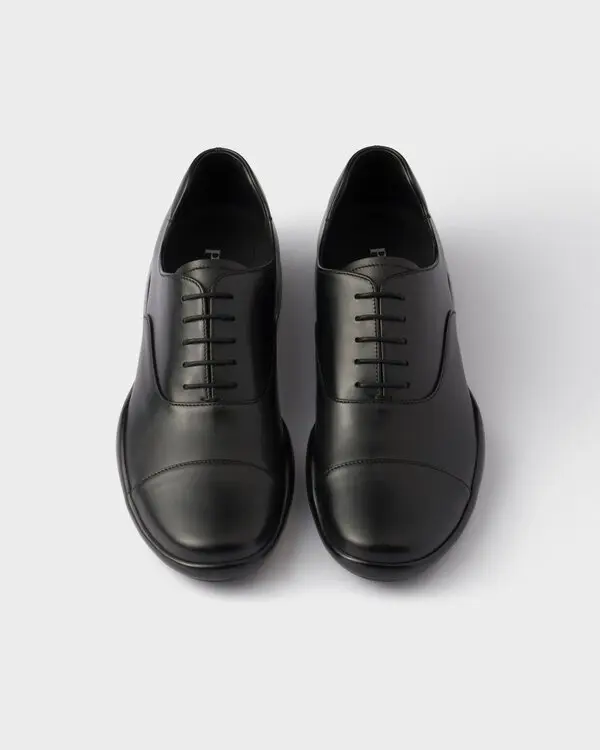 Prada Toblach Lace-up Leather Shoes