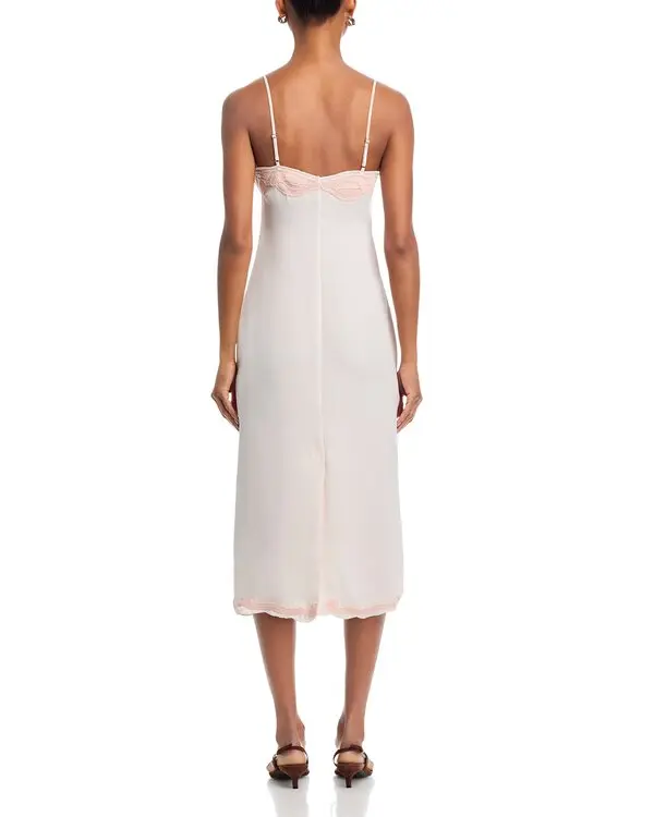 Rag & Bone Ann Embellished Slip Midi Dress