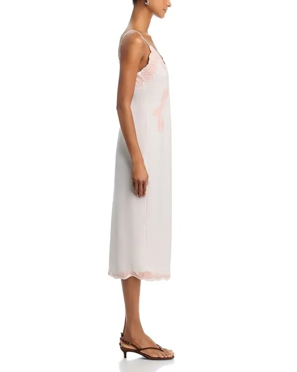 Rag & Bone Ann Embellished Slip Midi Dress